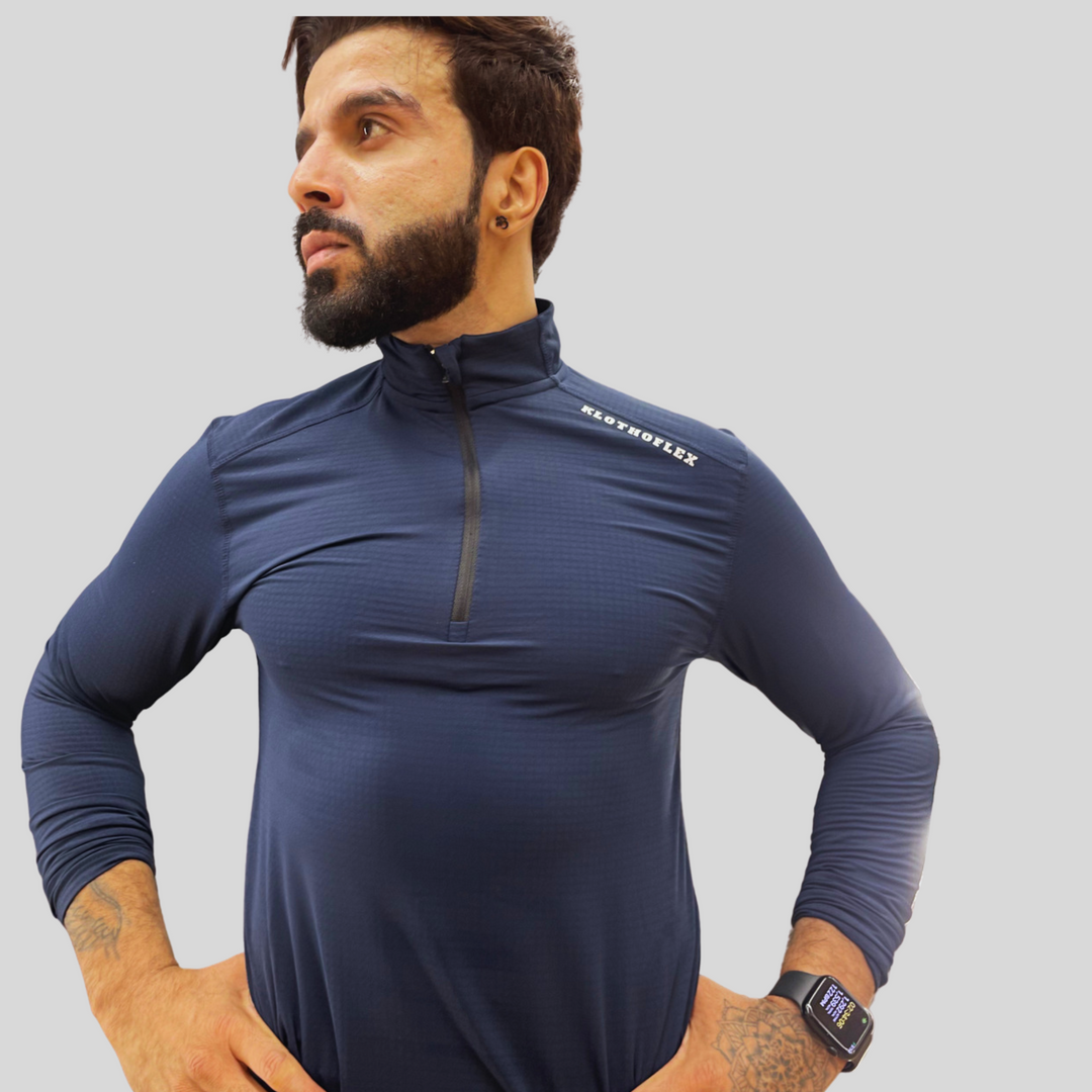 Full Stretch Quarter Zipper Muscle Fit – KLOTHOFLEX